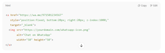 How to Add a WhatsApp Button to a Website? - Brandout Adv